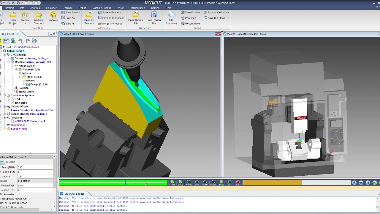 Vericut Sample Video - YouTube