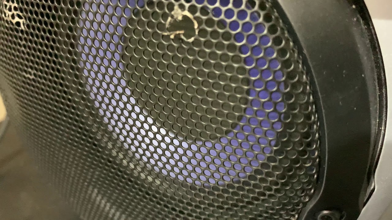 Sony SS-RG444 120 Watt Speaker Excursion Test - YouTube