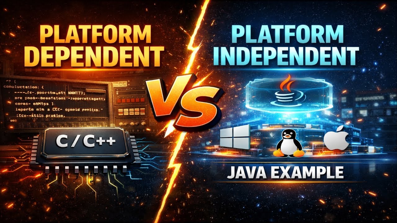 Platform Dependent vs Independent Programming in 1 Minute - YouTube