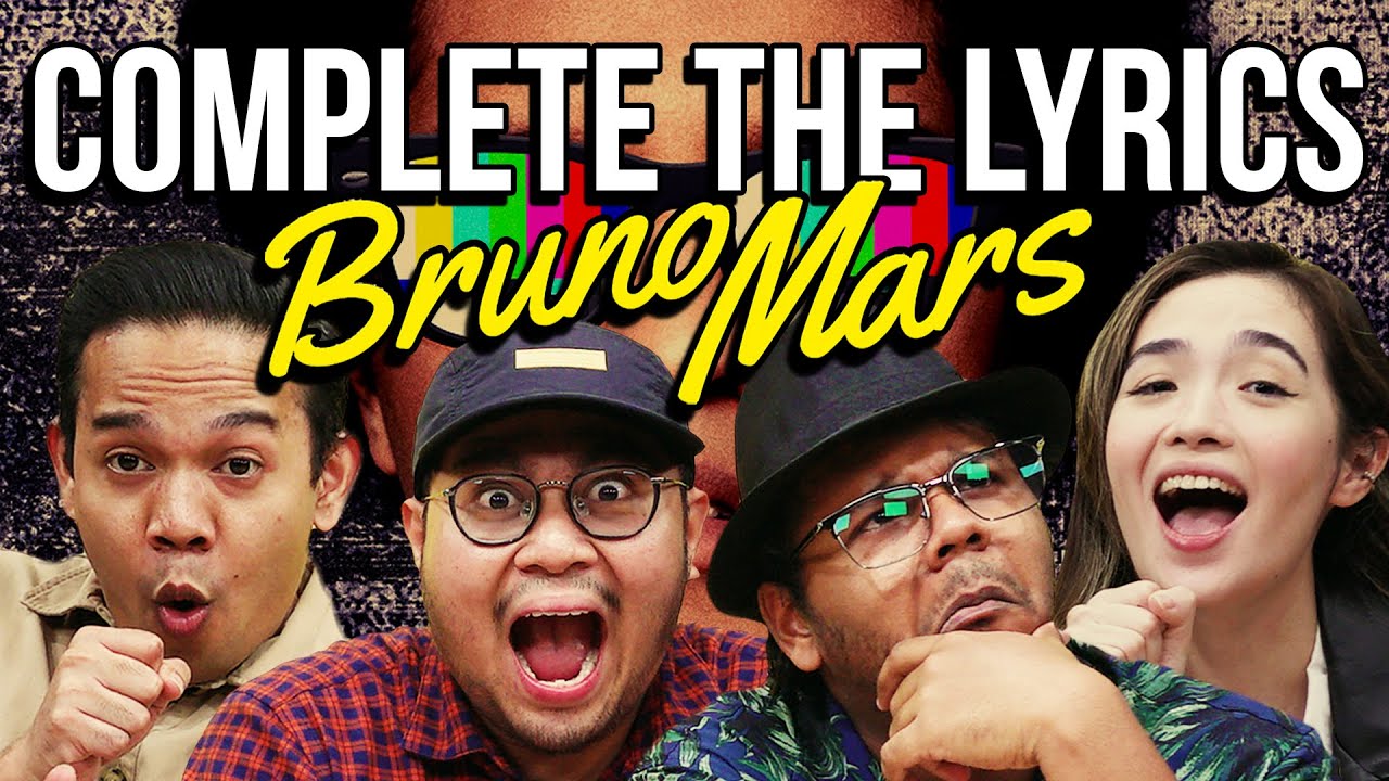 Complete The Lyrics! Bruno Mars Edition | SAYS Challenge - YouTube
