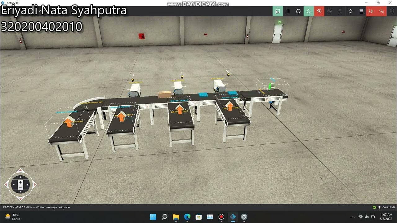 FACTORY IO : SORTING MACHINE - YouTube