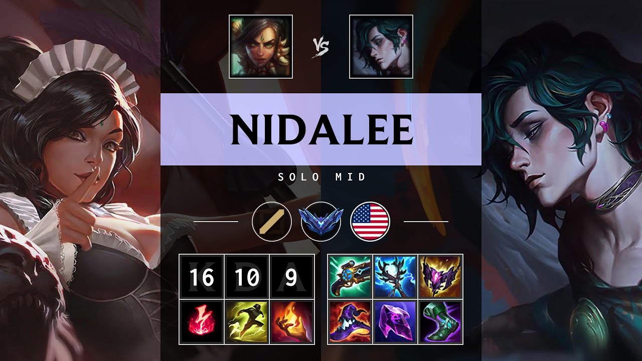 Nidalee Mid vs Hwei - NA Diamond Patch 25.17 - YouTube