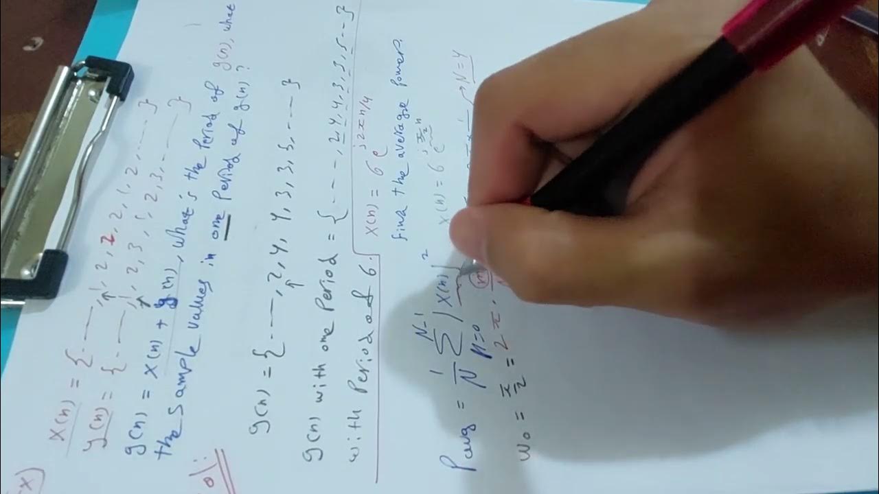 DSP solve Questions - YouTube