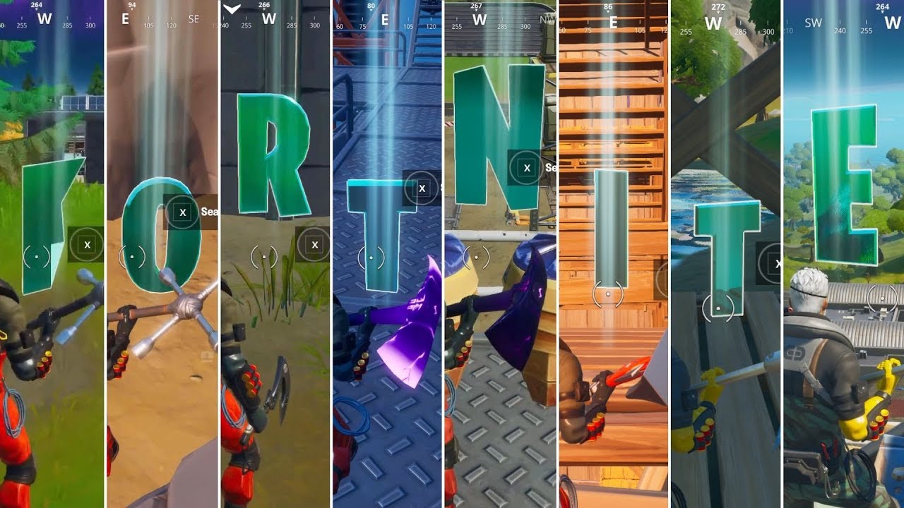 Collect FORTNITE Letters Hidden in Loading Screens! All Hidden Letters ...