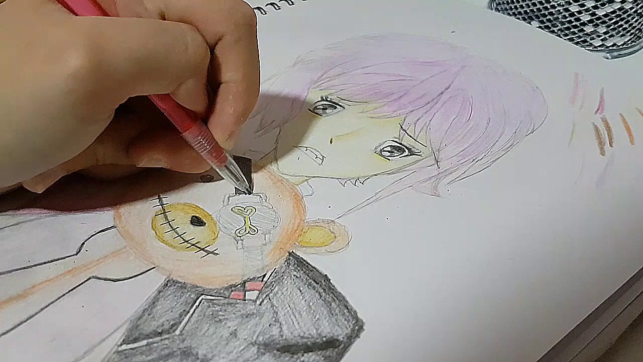 Unfinished Kanato Drawing - YouTube