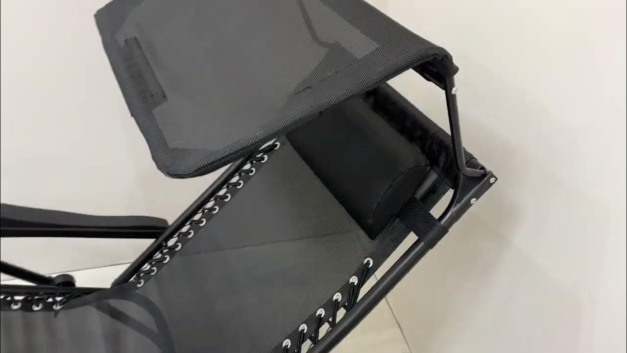 кресло шезлонг с козырьком - YouTube