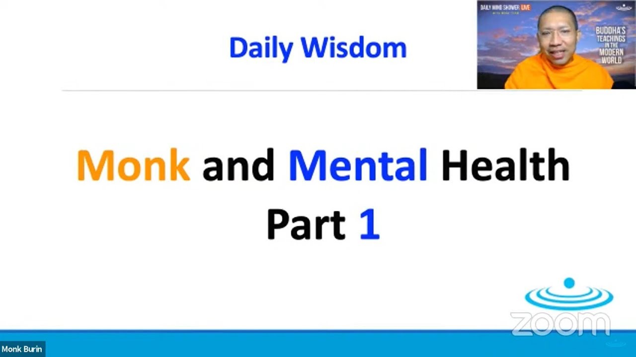 Monk and Mental Health Part 1 - YouTube