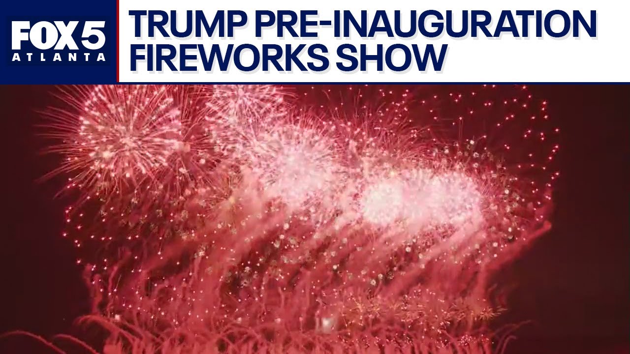 LIVE: Trump pre-Inauguration Day fireworks show in Virginia - YouTube