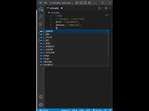 connect to database using PDO || using PDO to connect to MySQL - YouTube