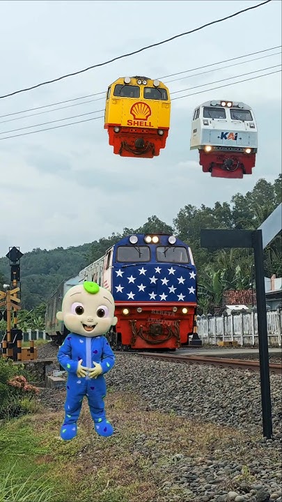 Tebak Gambar Kereta Api Lucu‼️Mana yang Benar Cc203 atau Kereta AS ...