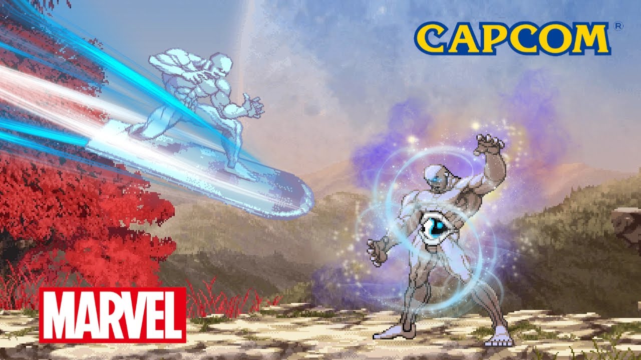 Silver Surfer vs Seth l Street Fighter X Marvel Super Heroes l Marvel X ...