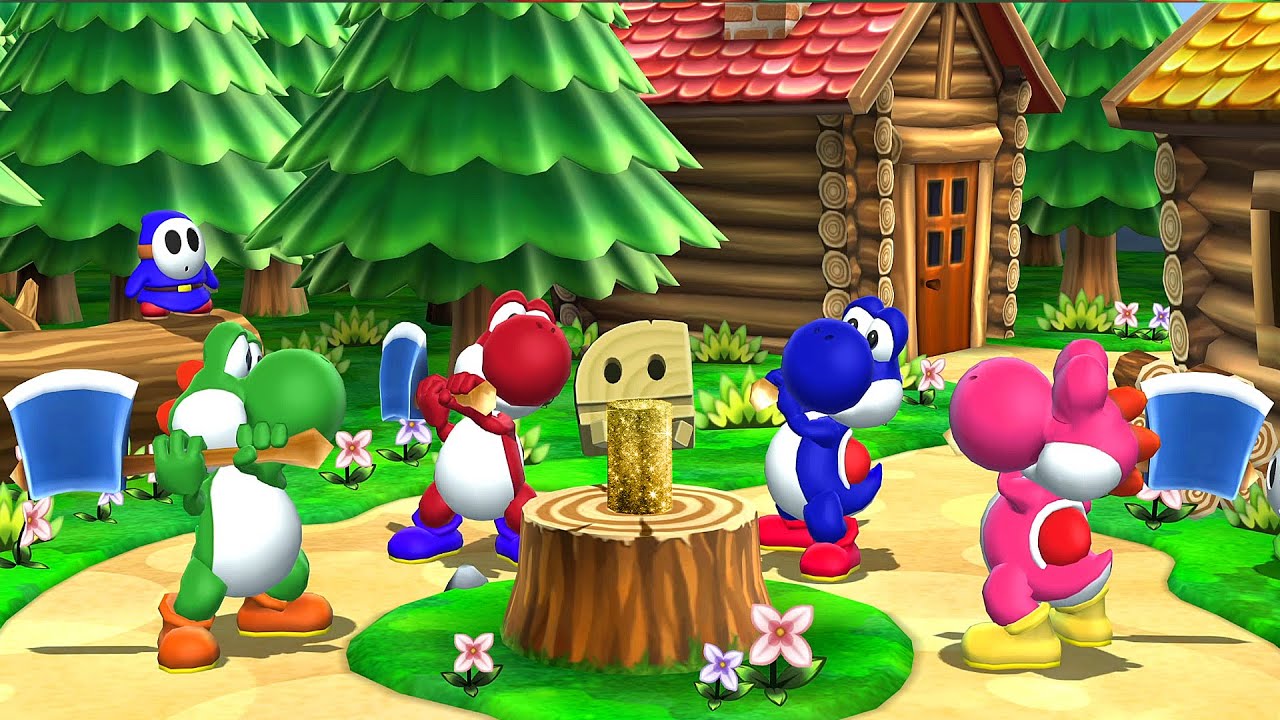 Mario Party 9 - Funny Minigames - Yoshi vs. Yoshi vs. Yoshi vs. Yoshi ...