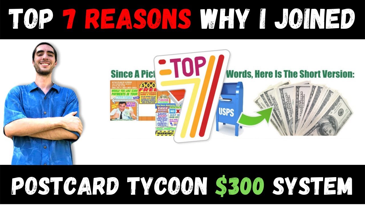 Postcard Tycoon Top 7 Reasons WHY I Joined In 2021 - YouTube