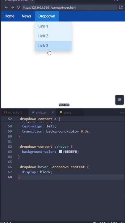 Creating a CSS Dropdown Navbar (with animations!) - YouTube
