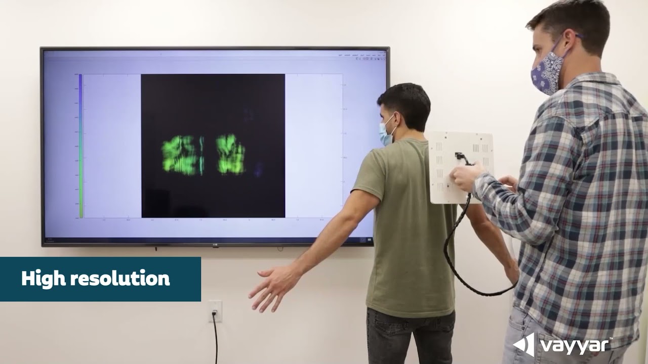 Vayyar's high-resolution mmWave portable imaging device - YouTube