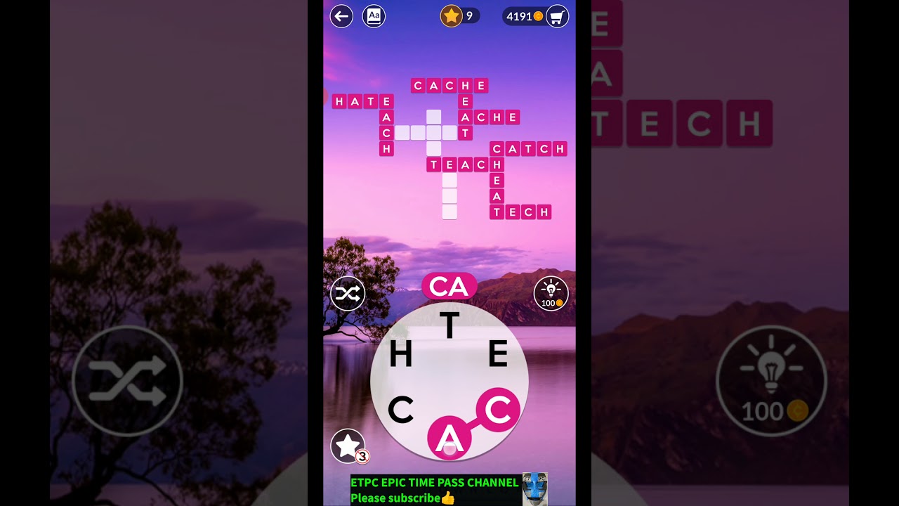 WORDSCAPES LEVEL 10310 - YouTube