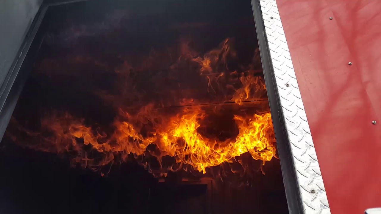 Ceiling fire - YouTube