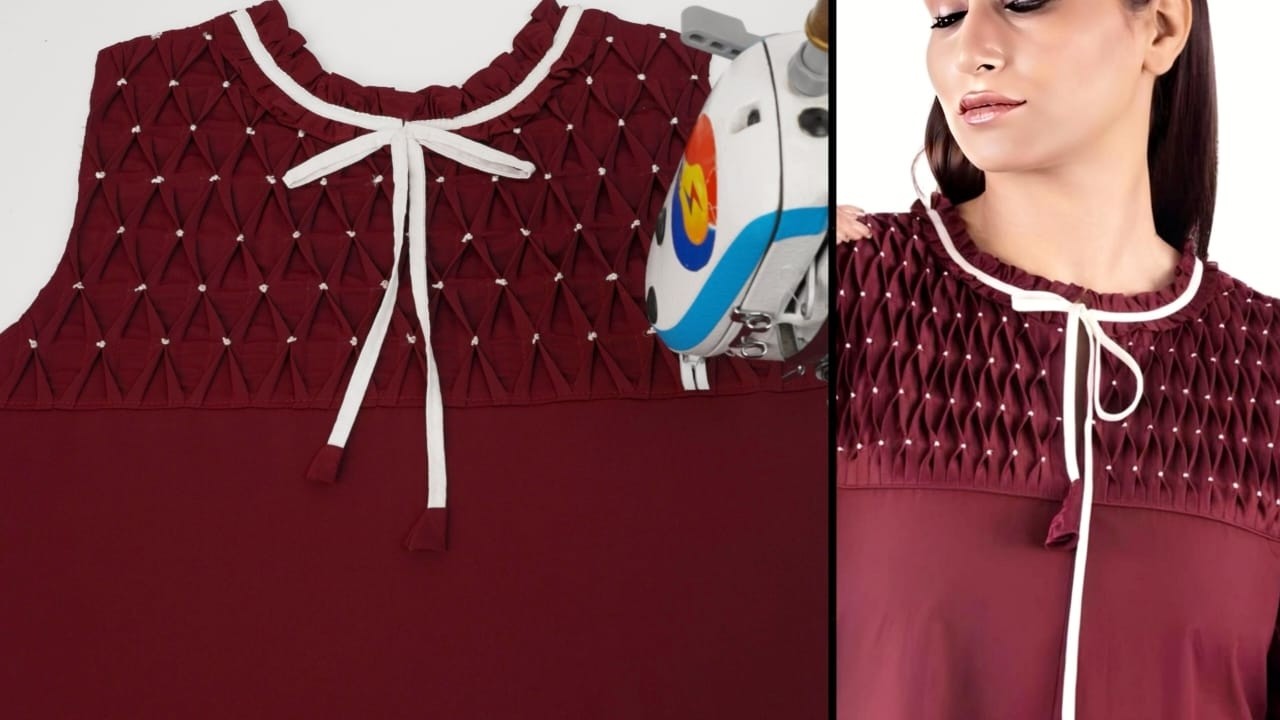 Smocking Neck Design Sewing Ideas: Transform Your Clothes with Nour ...