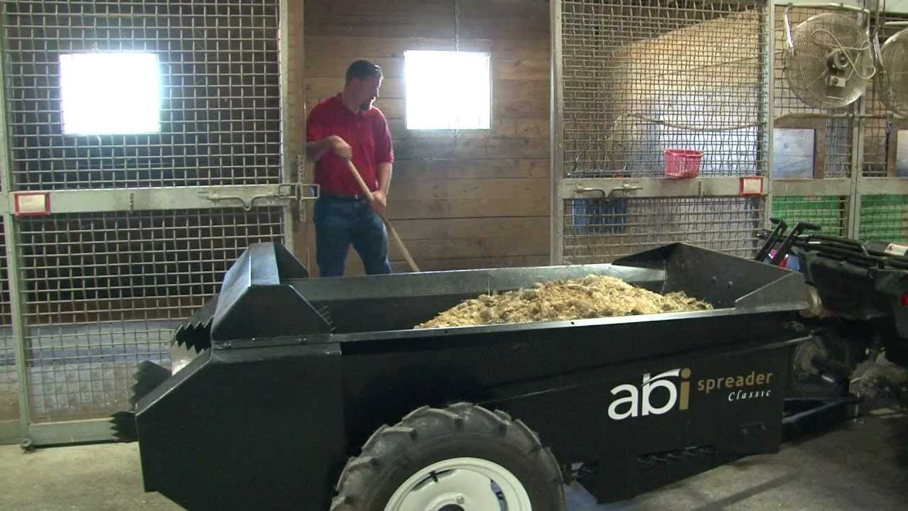 ABI Classic Manure Spreader - ClassicSpreader.com - YouTube