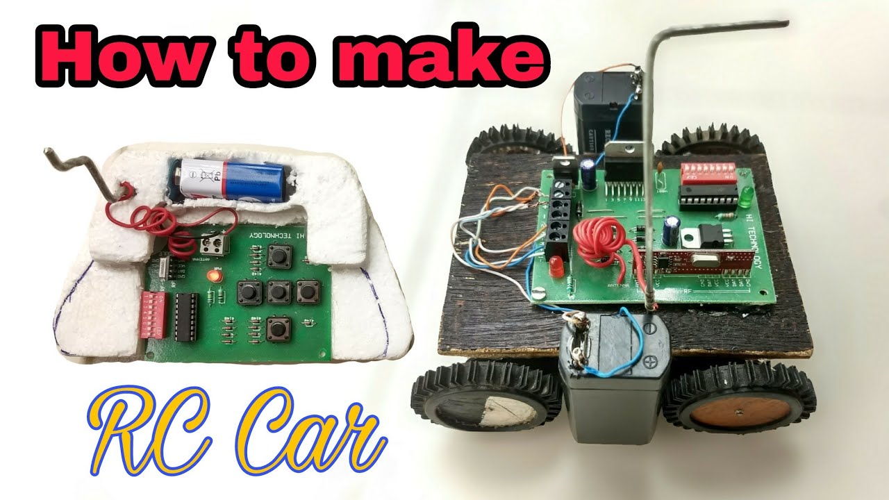 How to make small RC car using broken toy car || Chandrabotics - YouTube
