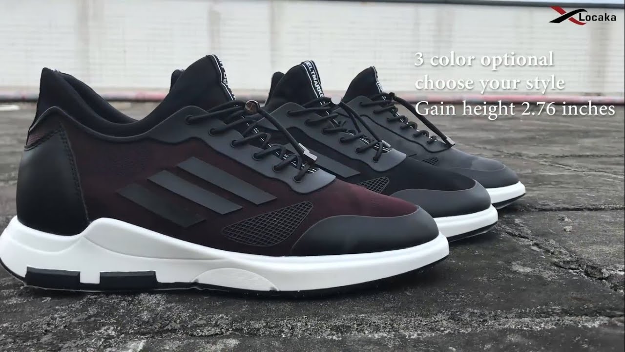 Height Extension Sneaker Sports Shoes Hidden High Heel - Locaka ...