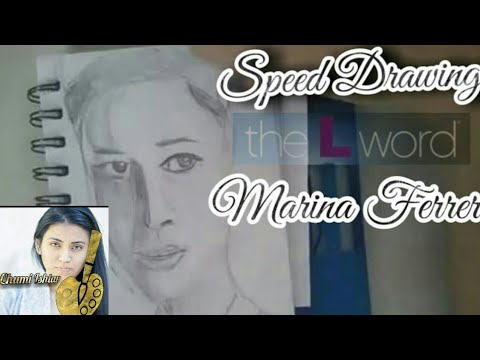 The L Word | Marina Ferrer | Drawing - YouTube