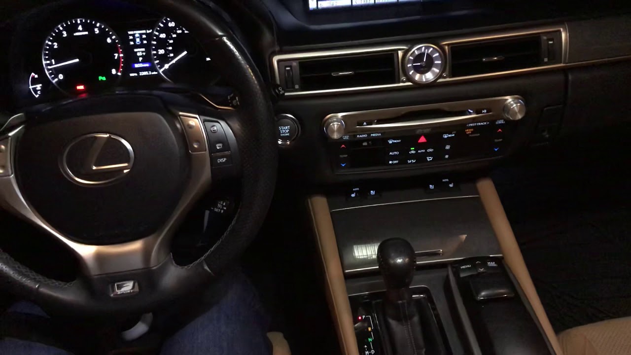 Lexus GS interior - YouTube