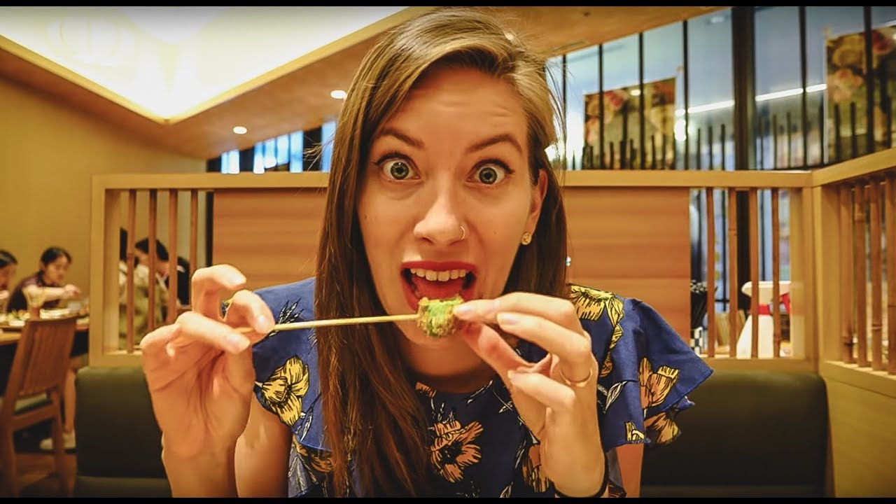 Buffet Japonés de Kushiage en Tokio 🍢🥢 Brochetas Fritas, Comida ...