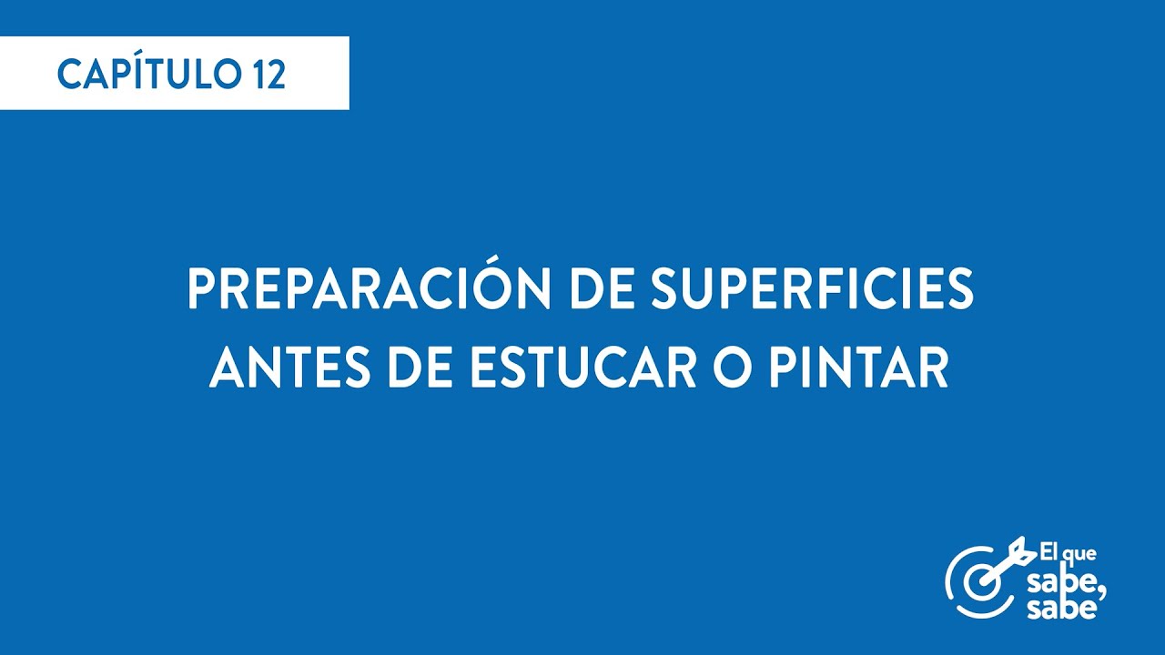 Preparación de superficies antes de estucar o pintar. - YouTube