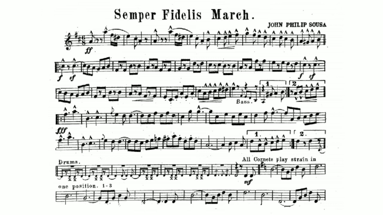 SEMPER FIDELIS MARCH - YouTube