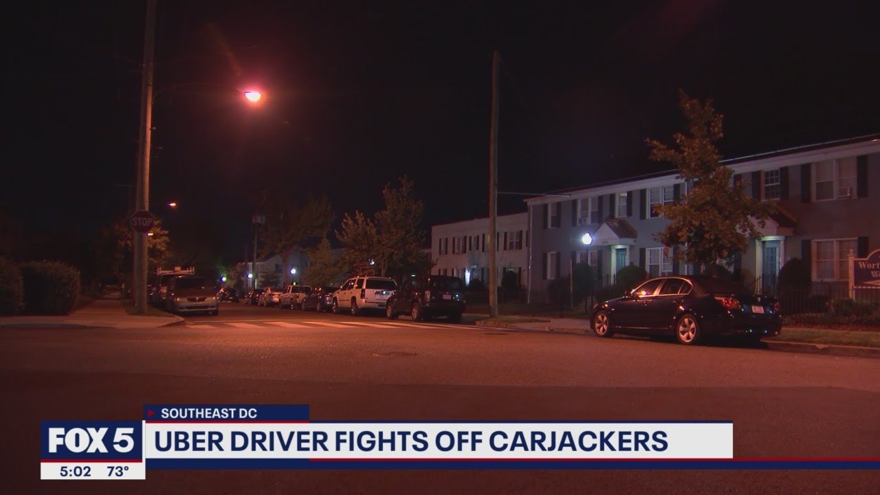 Uber driver fights off carjackers in DC | FOX 5 DC - YouTube