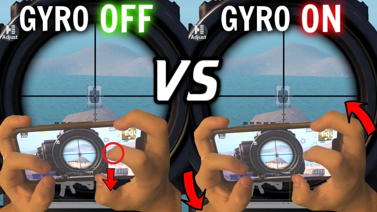 GYRO vs NON GYRO | WHICH IS BETTER? (COMPARISON) | PUBG MOBILE - YouTube
