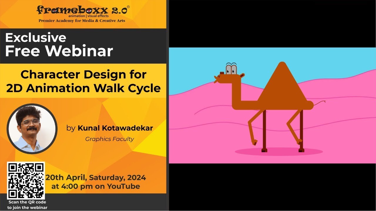 Character Design For 2D Animation Walk Cycle - YouTube