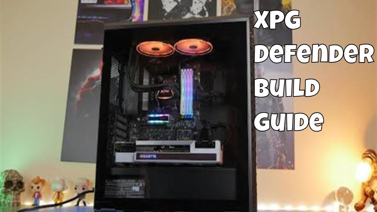 XPG Defender Pro installation and build guide with XPG Levante AIO and ...