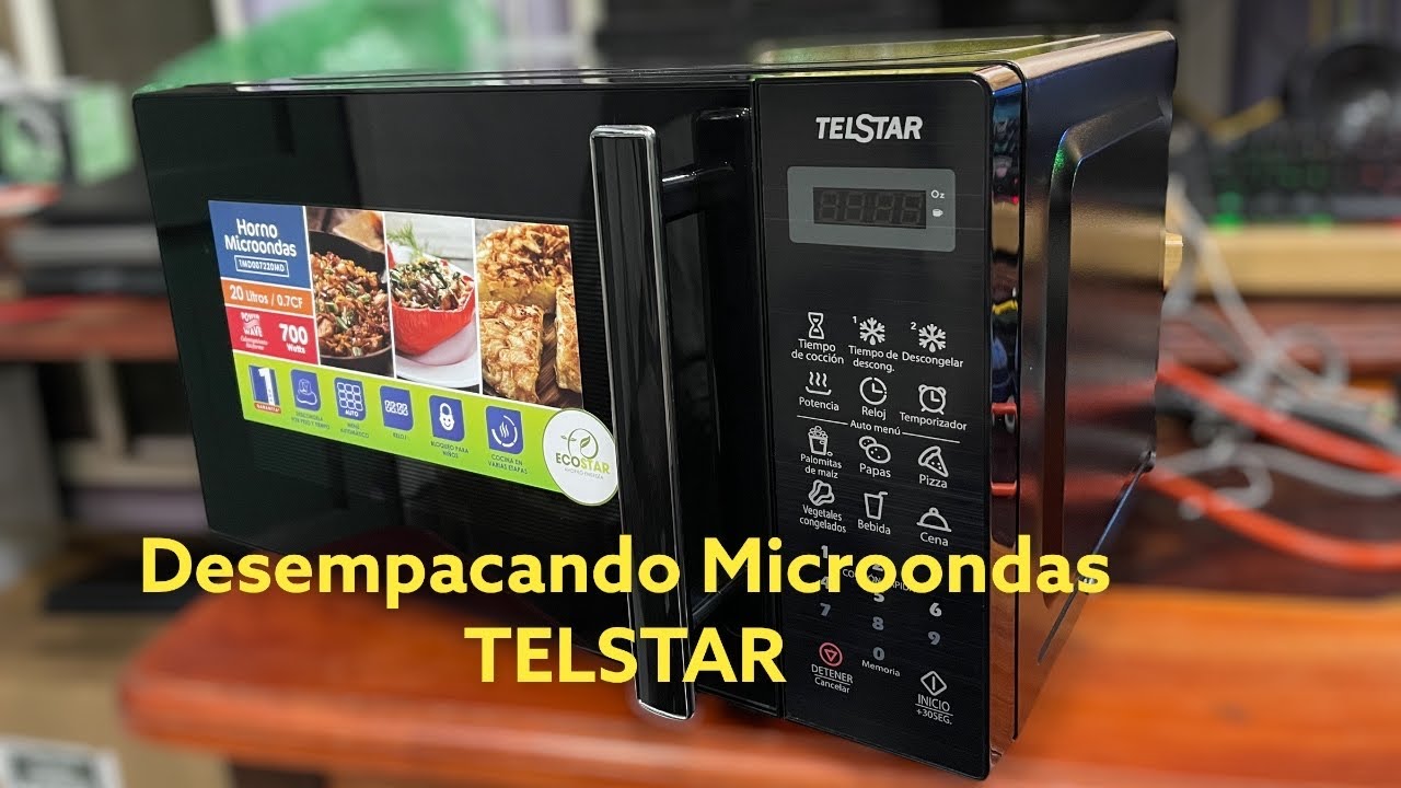 Horno Microondas TELSTAR 700 watts / desempacando. - YouTube