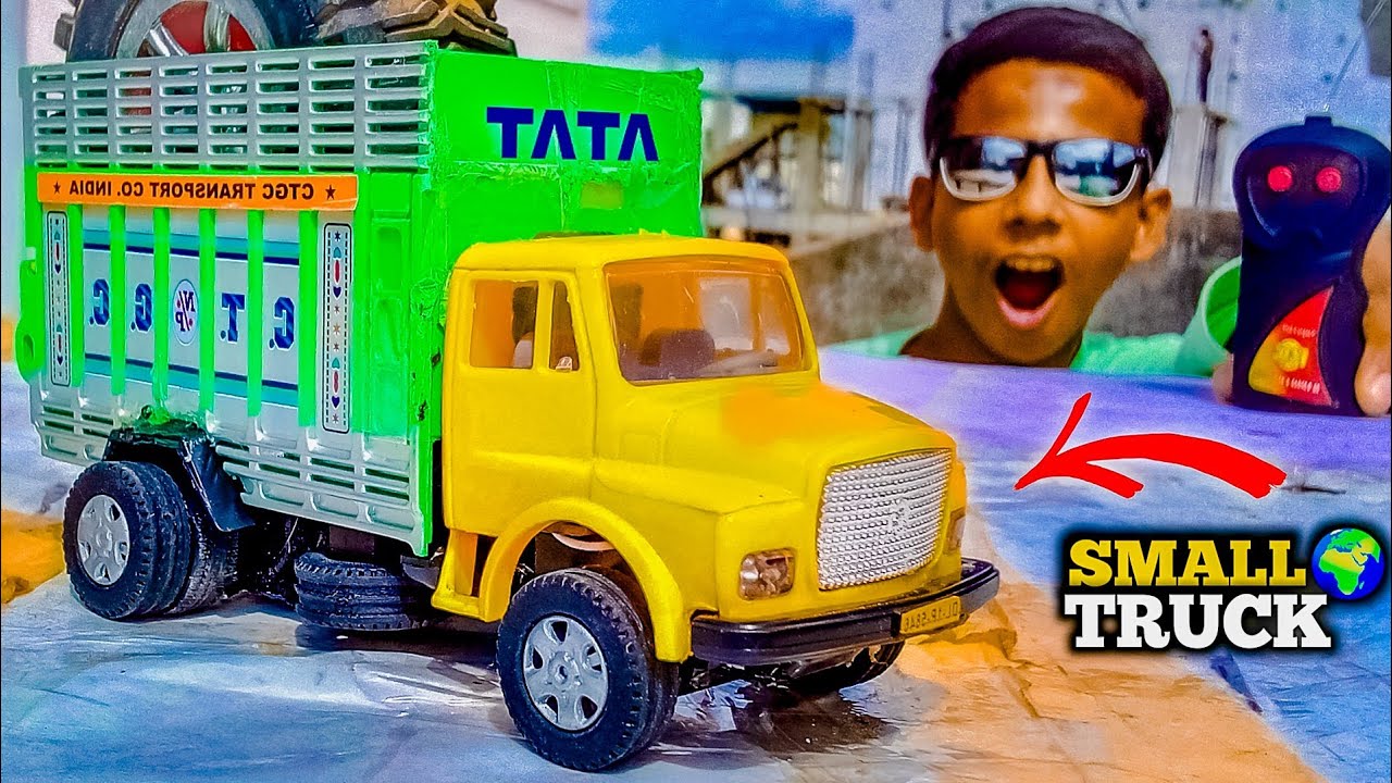 Custom RC TATA 1613 Truck Load Test Diecast To RC Truck - Toy Unbox ...