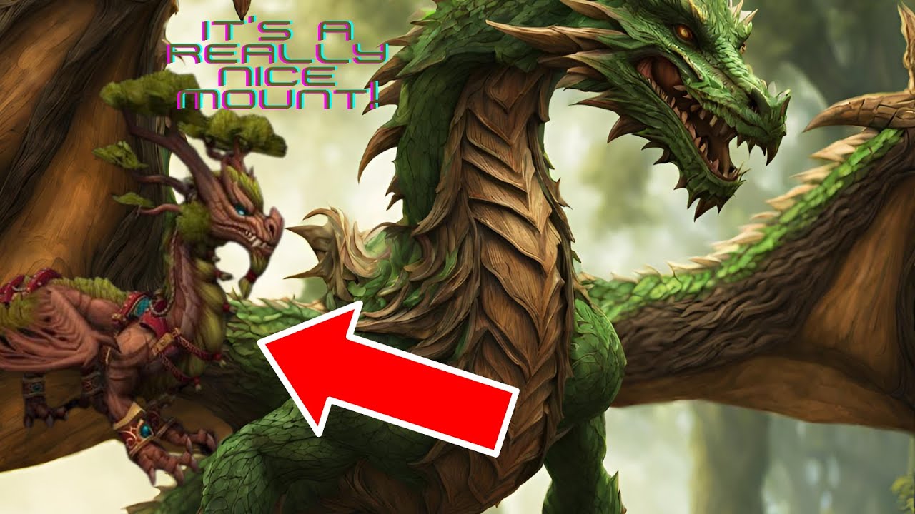 The new Tree Dragon Mount from the 6 months subscribtion ++ - YouTube