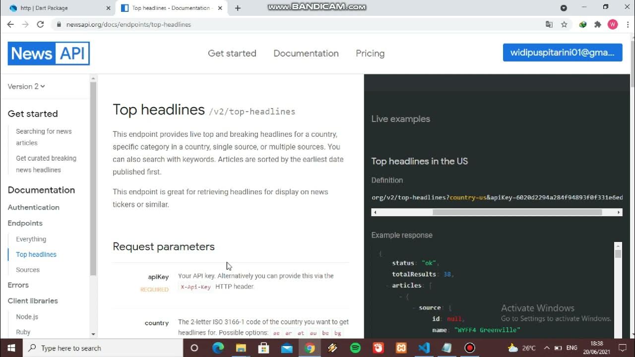 Aplikasi Berita Menggunakan Flutter HTTP - YouTube