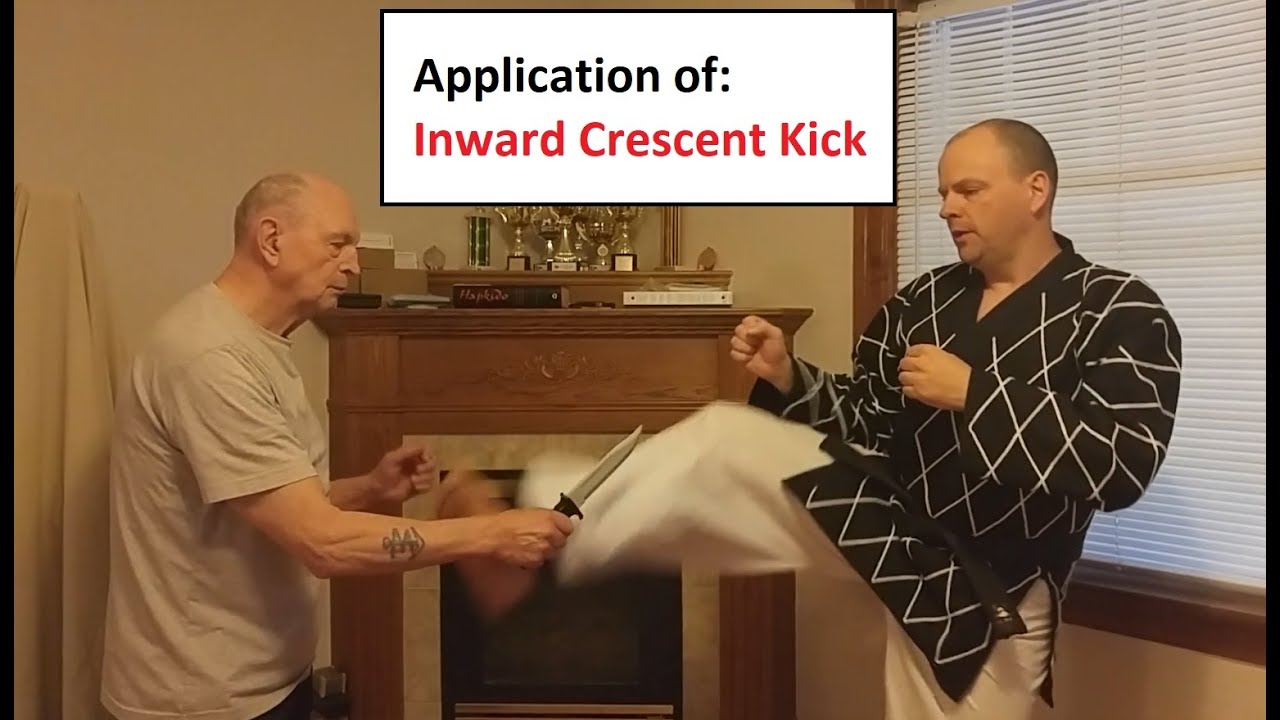 Application of: Inward Crescent Kick - YouTube