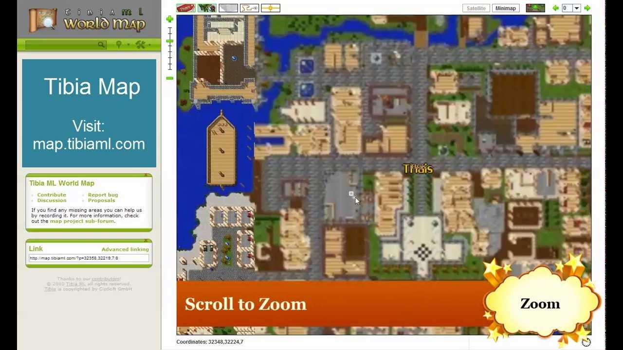 Tibia ML World Map - YouTube