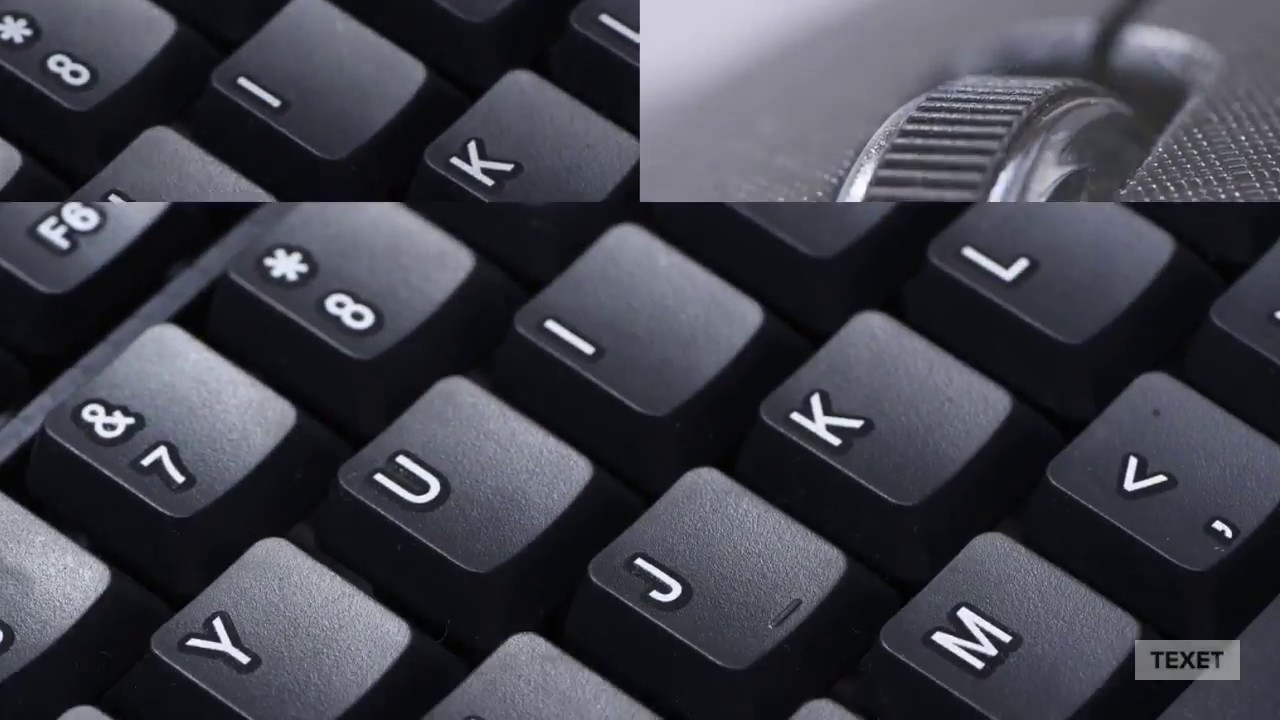 Keyboard Mouse Combo I Texet - YouTube