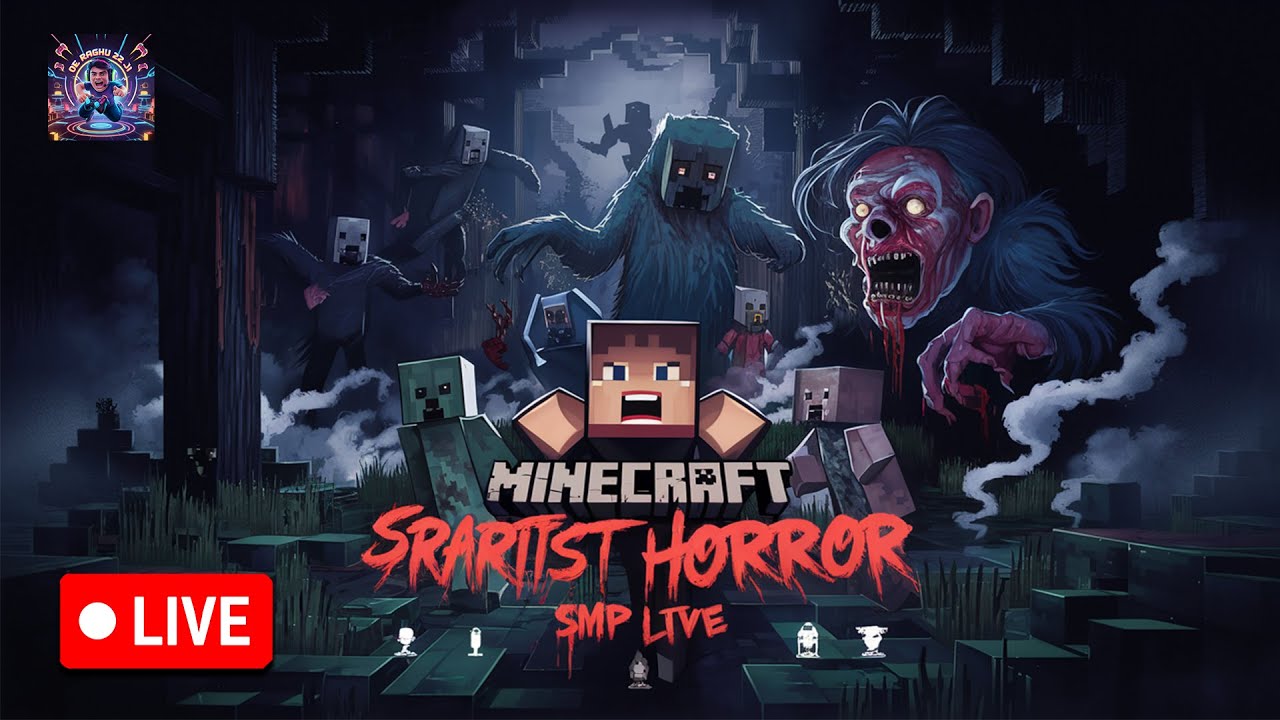 Minecraft Horror Smp 🔴| Playing In Random SMP's | Public SMP # ...