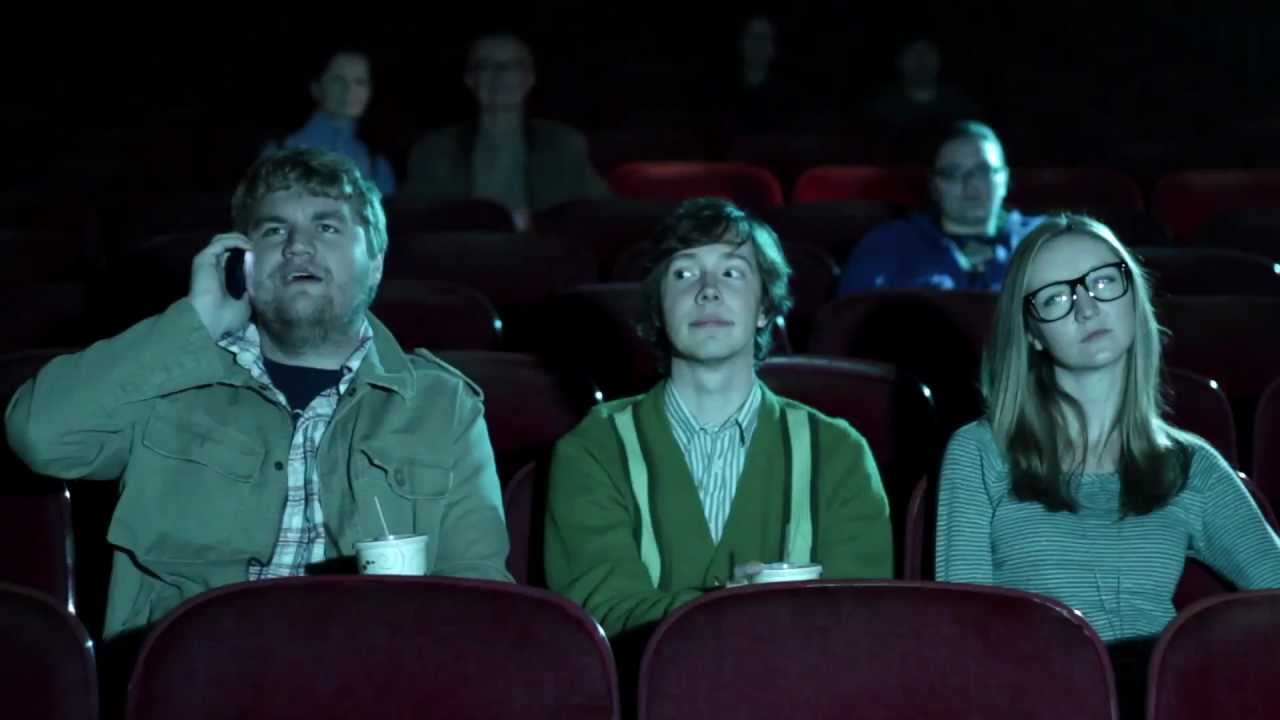 Don't Talk or Text During Movies - YouTube