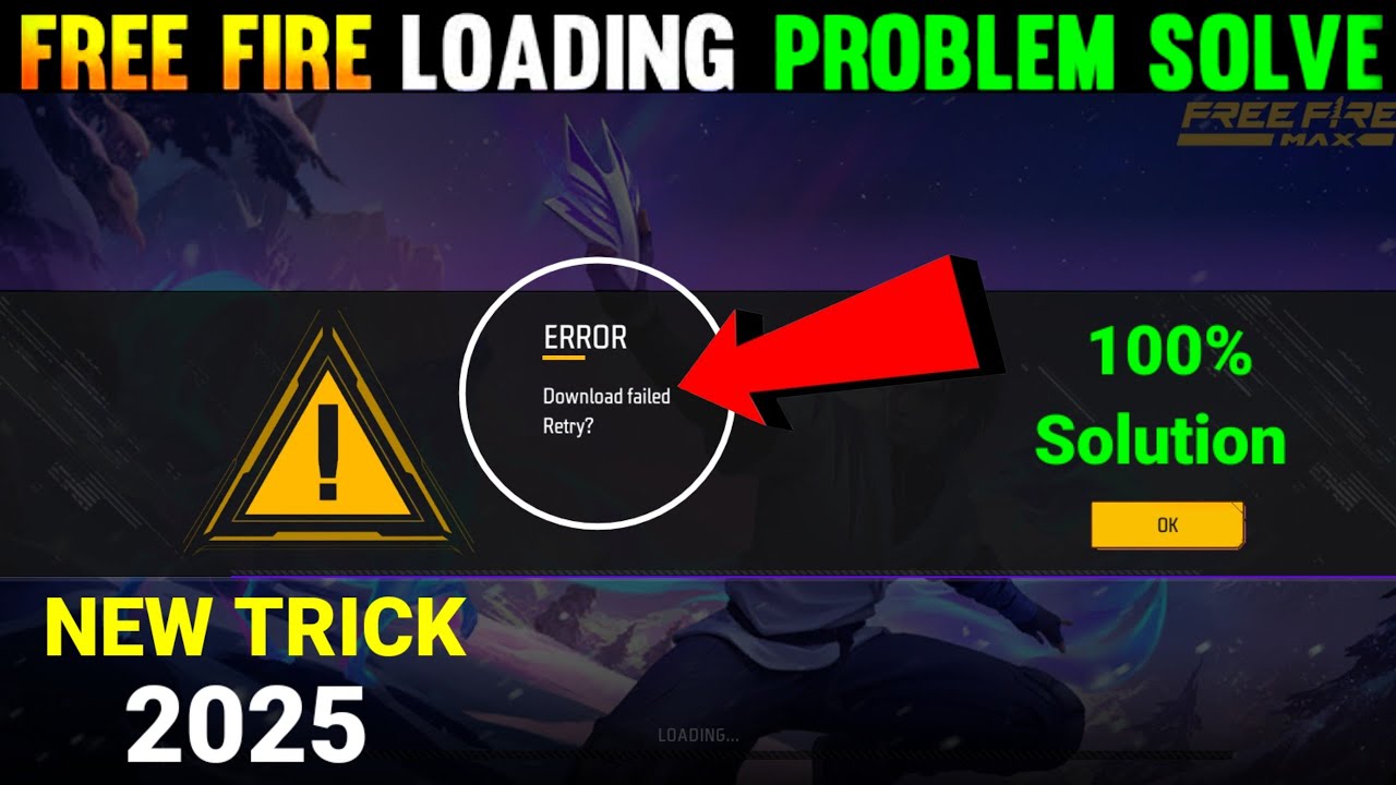 FREE FIRE DOWNLOAD FAILED RETRY PROBLEM | HOW TO SOLVE FREE FIRE ...