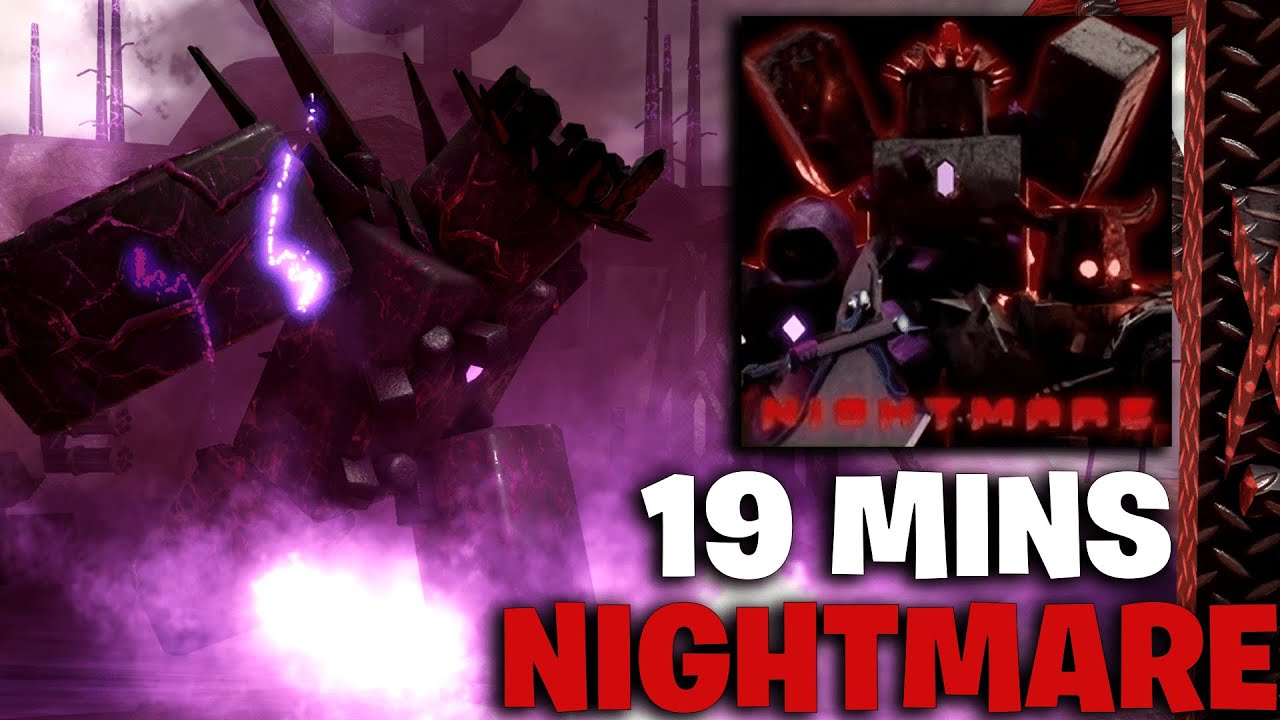 Beating Nightmare Mode in Under 20 Minutes | Tower Defense X Roblox ...