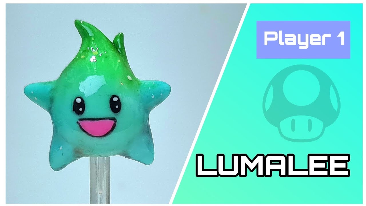 how to make lumalee with clay ( mario bros clay ) lumalee de plastilina ...