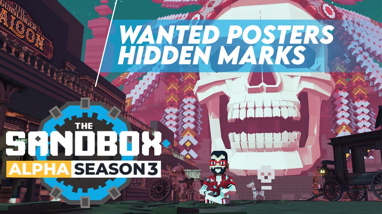 SANDBOX SEASON 3 - WANTED POSTERS & HIDDEN MARKS - YouTube