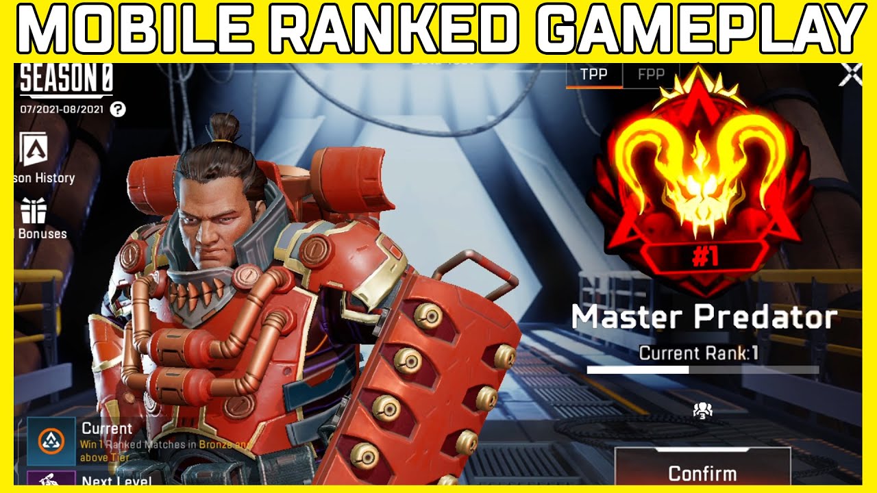 Apex Legends Mobile Apex Predator Ranked Gameplay Is NUTS! - YouTube