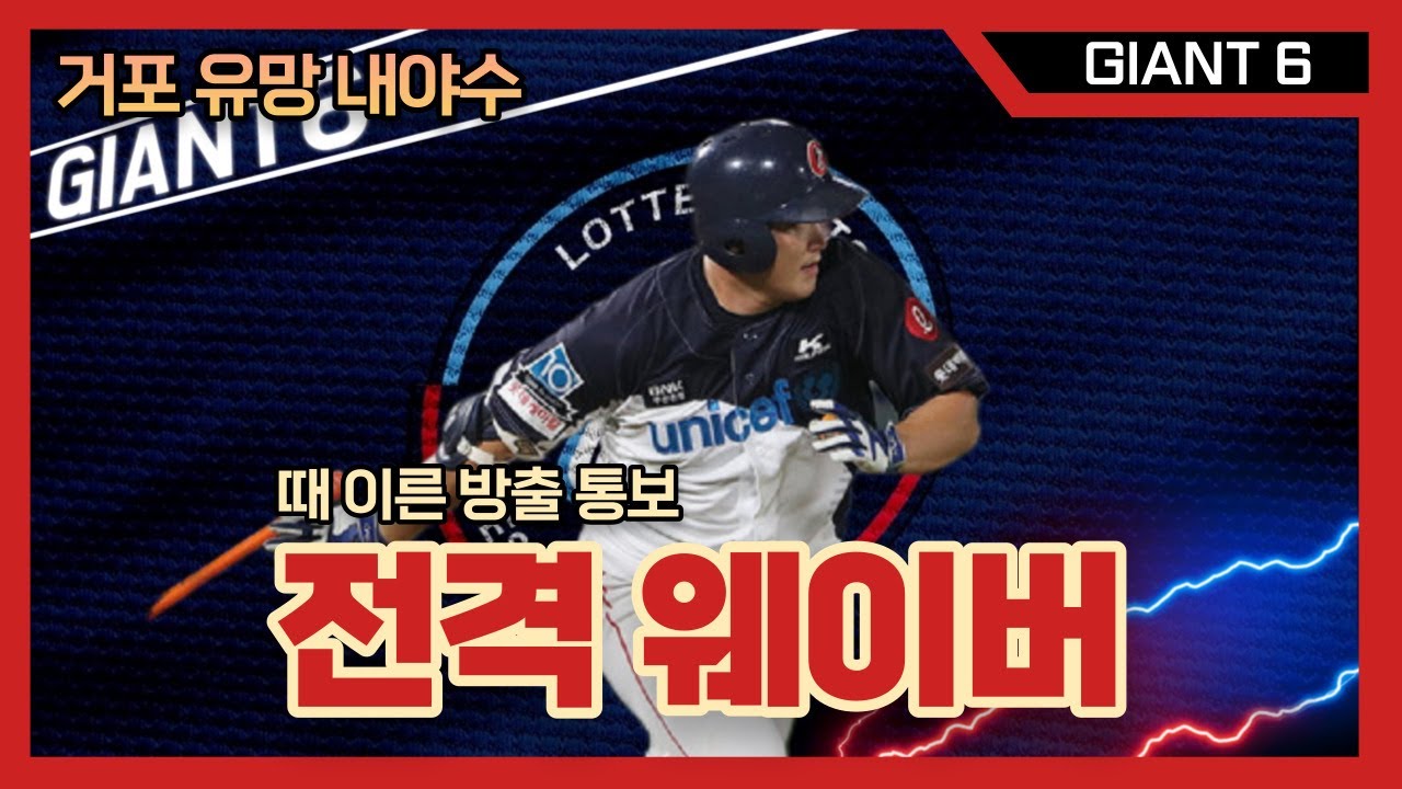 Giant6 한화 롯데에서 기대하던 1차 지명 선수의 방출 소식 정리용캐스터의 롯데 자이언츠 리포트 프로야구 Kbo Youtube