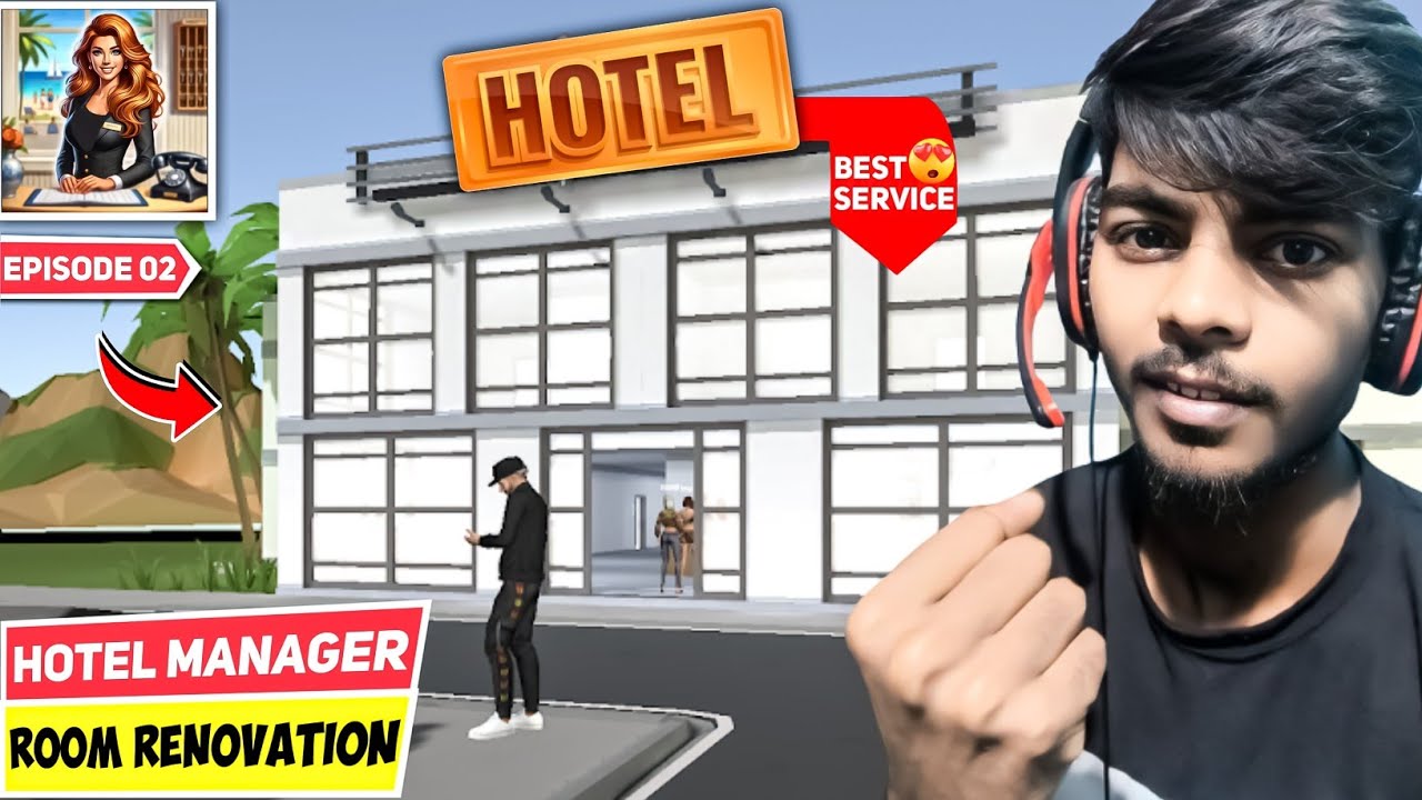 HOTEL MANAGER SIMULATOR ROOM RENOVATION EPISODE 02 - YouTube